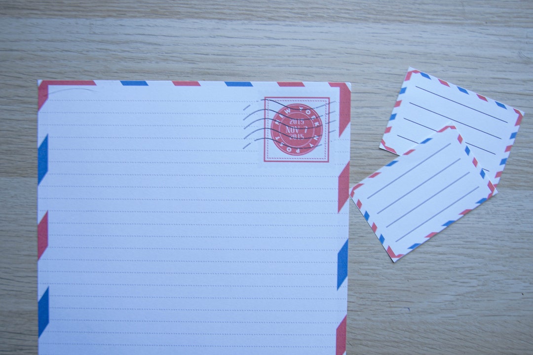 Airmail Letter Writing Paper A4 - Etsy