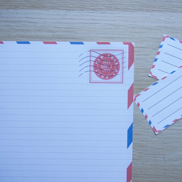 Airmail Writing Paper - Etsy
