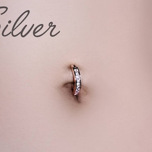 Belly Button Clicker Surgical Steel/ Rose Gold Color 316L Minimalist ...