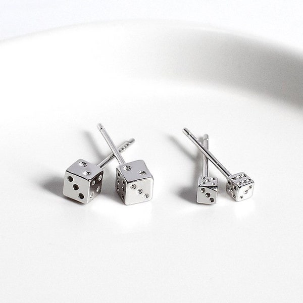 Cube Stud Earrings - Etsy