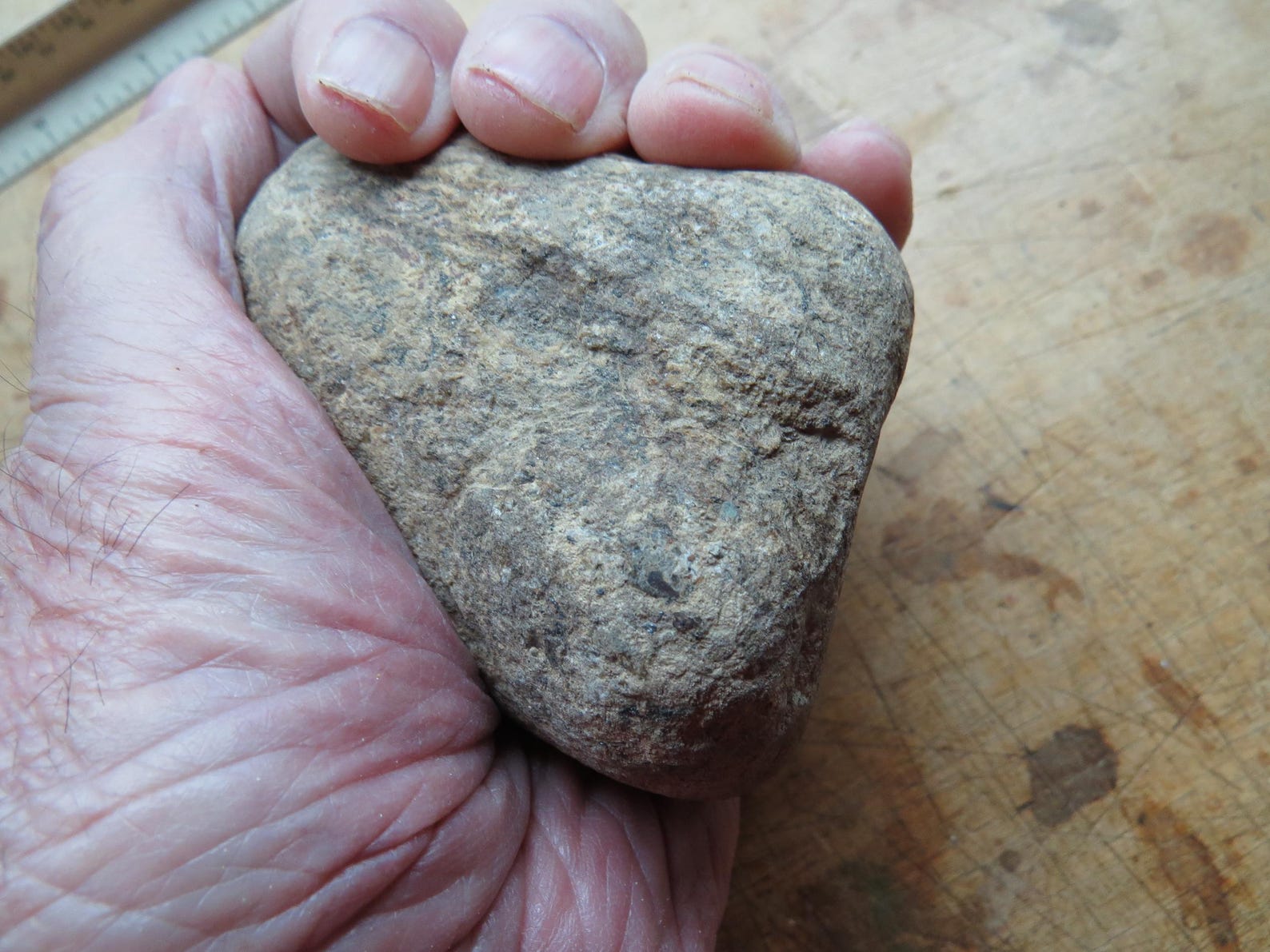 Plains Indians NATIVE AMERICAN INDIAN Carved Stone Artifact Grinding ...