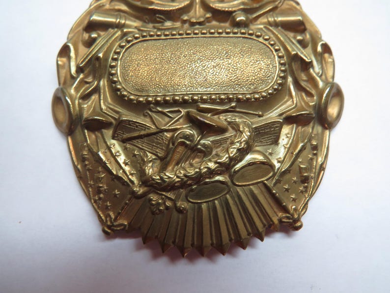 Musicians HELMET BADGE or Hat Badge Indian Wars OR Civil War 'rare ...