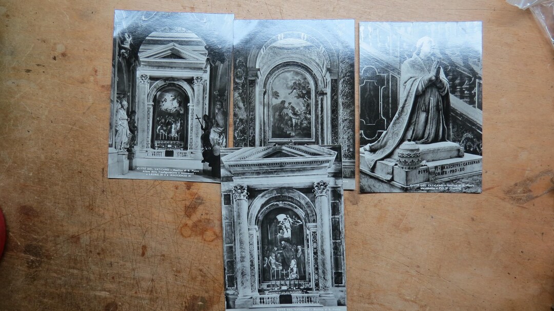 Postcards St Peter's Basilica Vatican City Real Photos Roma Postcards ...