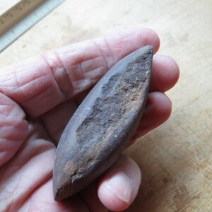 Plains Indians NATIVE AMERICAN INDIAN Small Celt Tool as Found Artifact ...