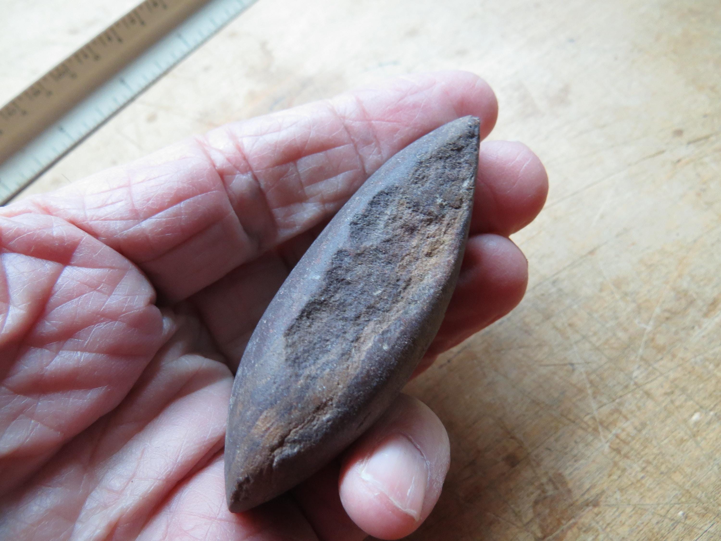 Plains Indians NATIVE AMERICAN INDIAN Small Celt Tool as Found Artifact ...