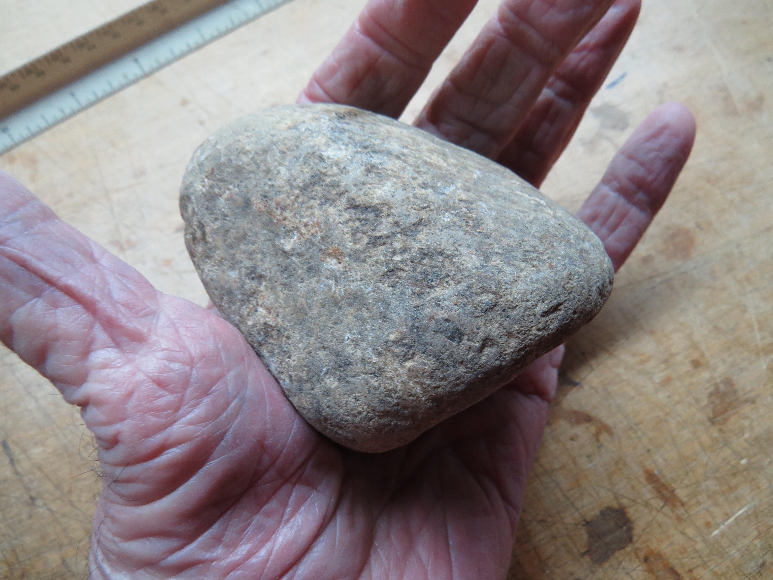 Plains Indians NATIVE AMERICAN INDIAN Carved Stone Artifact Grinding ...