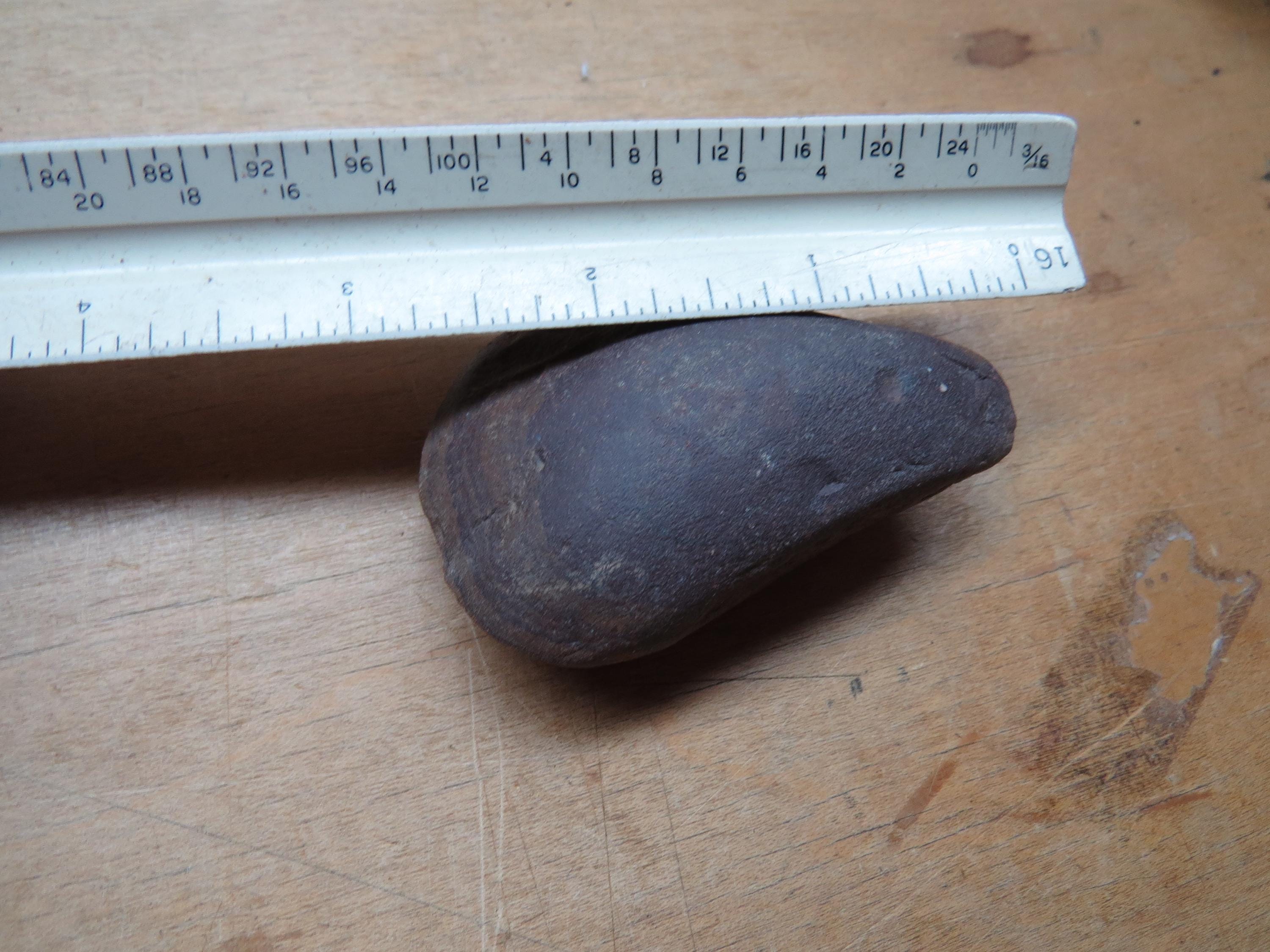 Plains Indians NATIVE AMERICAN INDIAN Small Celt Tool as Found Artifact ...
