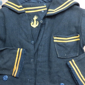 Ww2 Rare CHILDS NAVY UNIFORM Wool Petty Officer Cute Outfit Very Well ...
