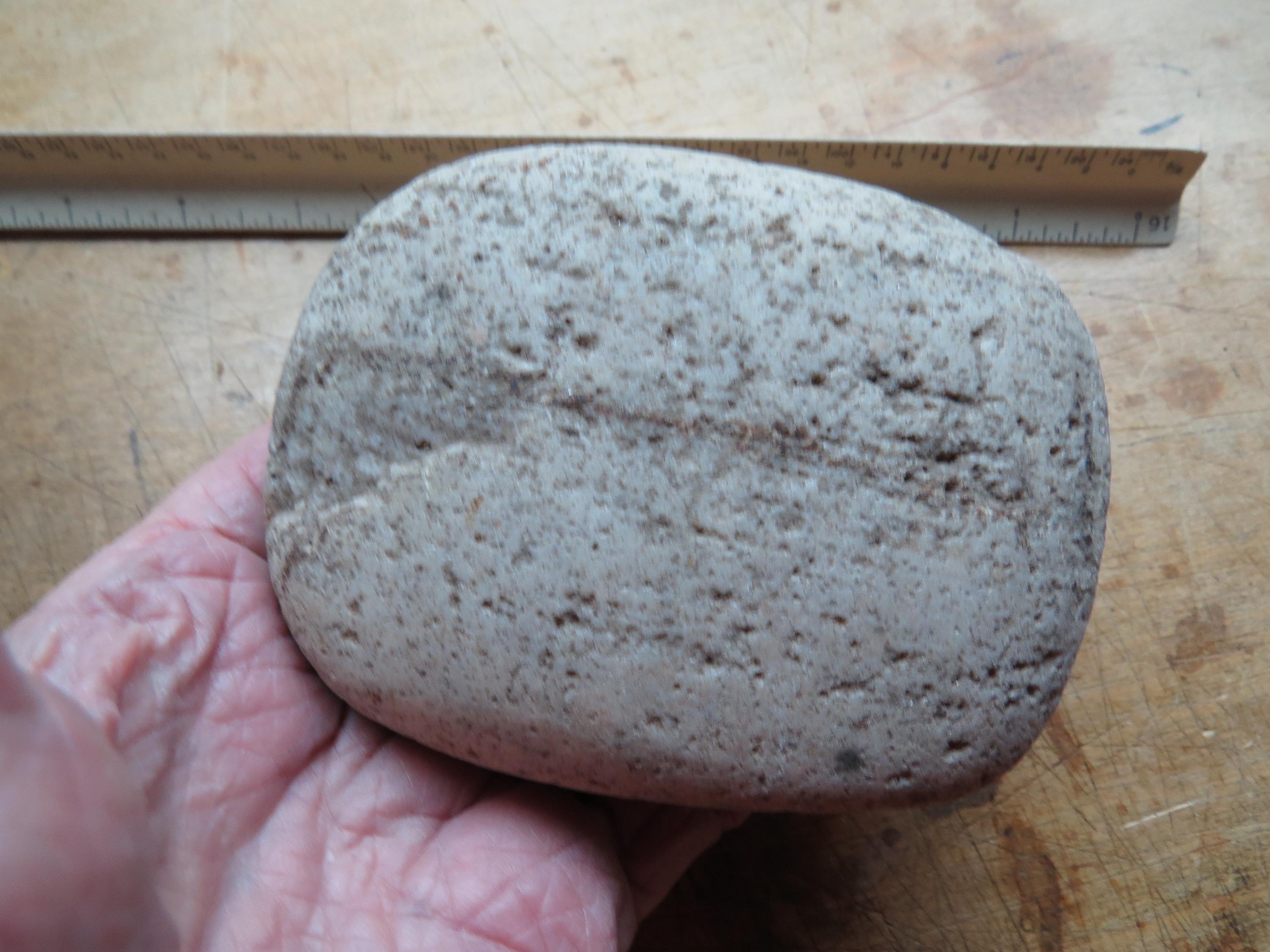Plains Indians NATIVE AMERICAN INDIAN Carved Stone Artifact Grinding ...