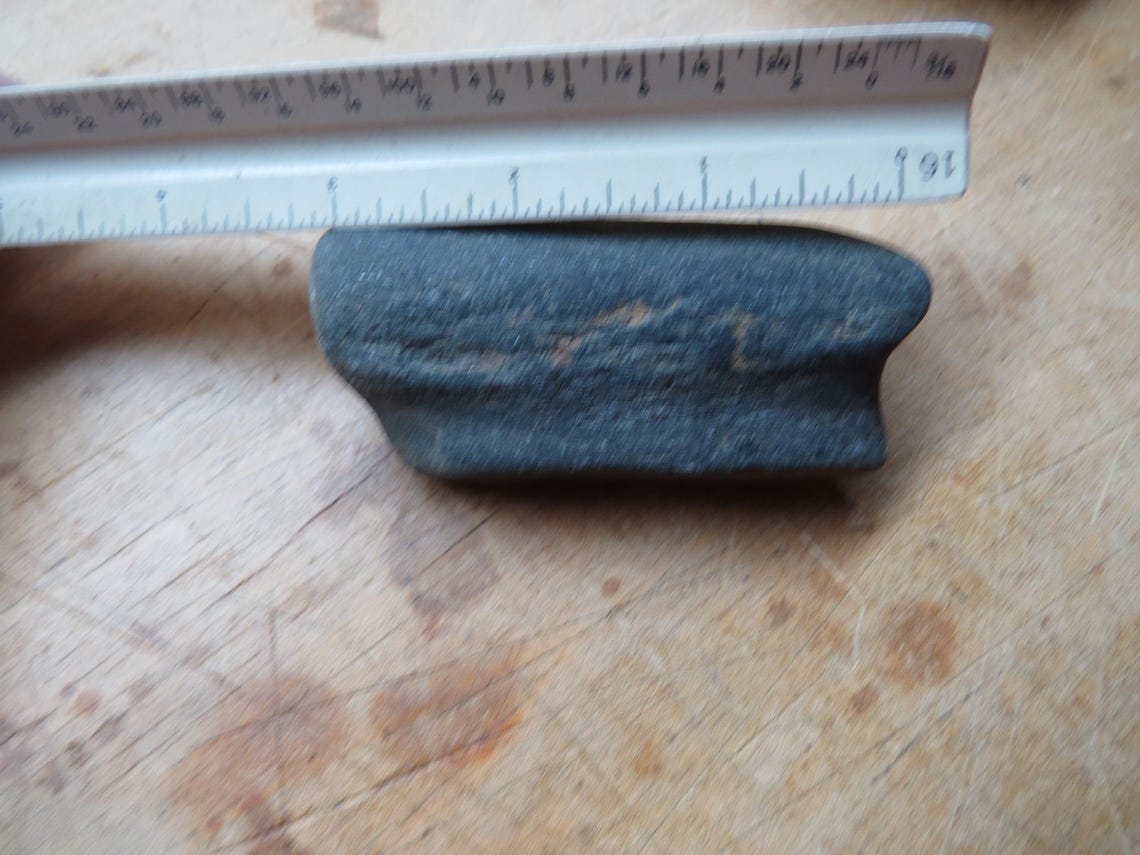 Plains Indians NATIVE AMERICAN INDIAN Stone Carved Indian Arrow Shaft ...