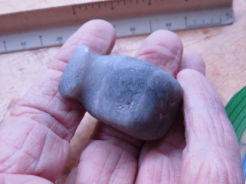 Plains Indians NATIVE AMERICAN INDIAN Stone Looks Like a Small Fish Net ...