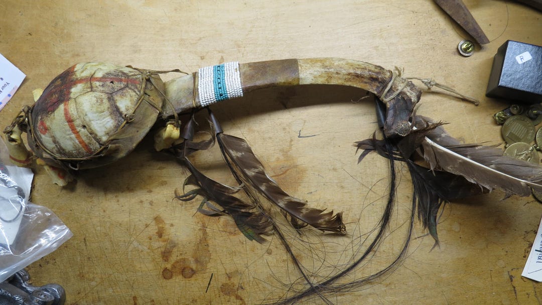 Authentic 1880s Native American Indian IROQUOIS SHAMANS Snapping Turtle ...