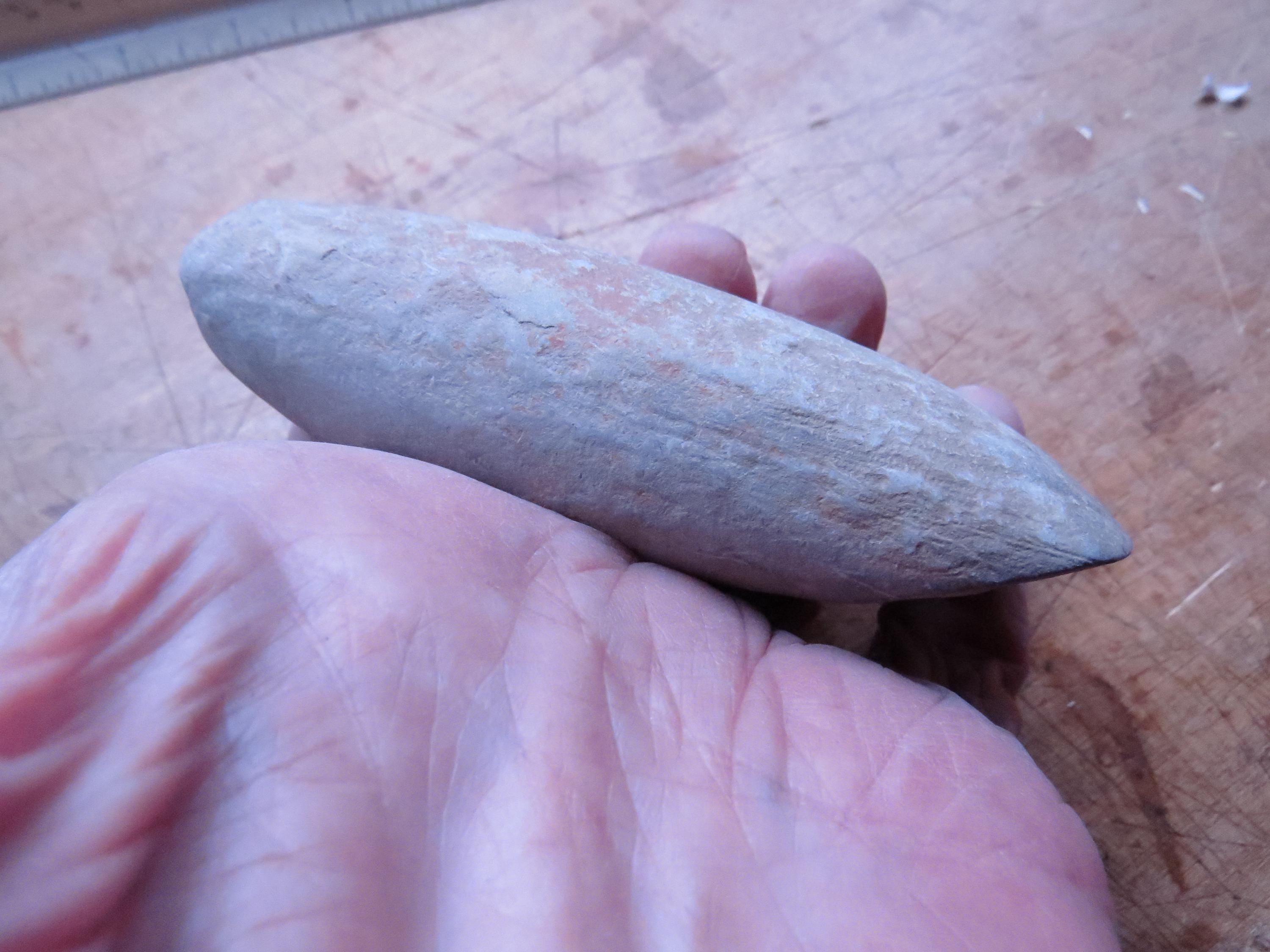 Plains Indians NATIVE AMERICAN INDIAN Small Stone Celt Tool as Found ...