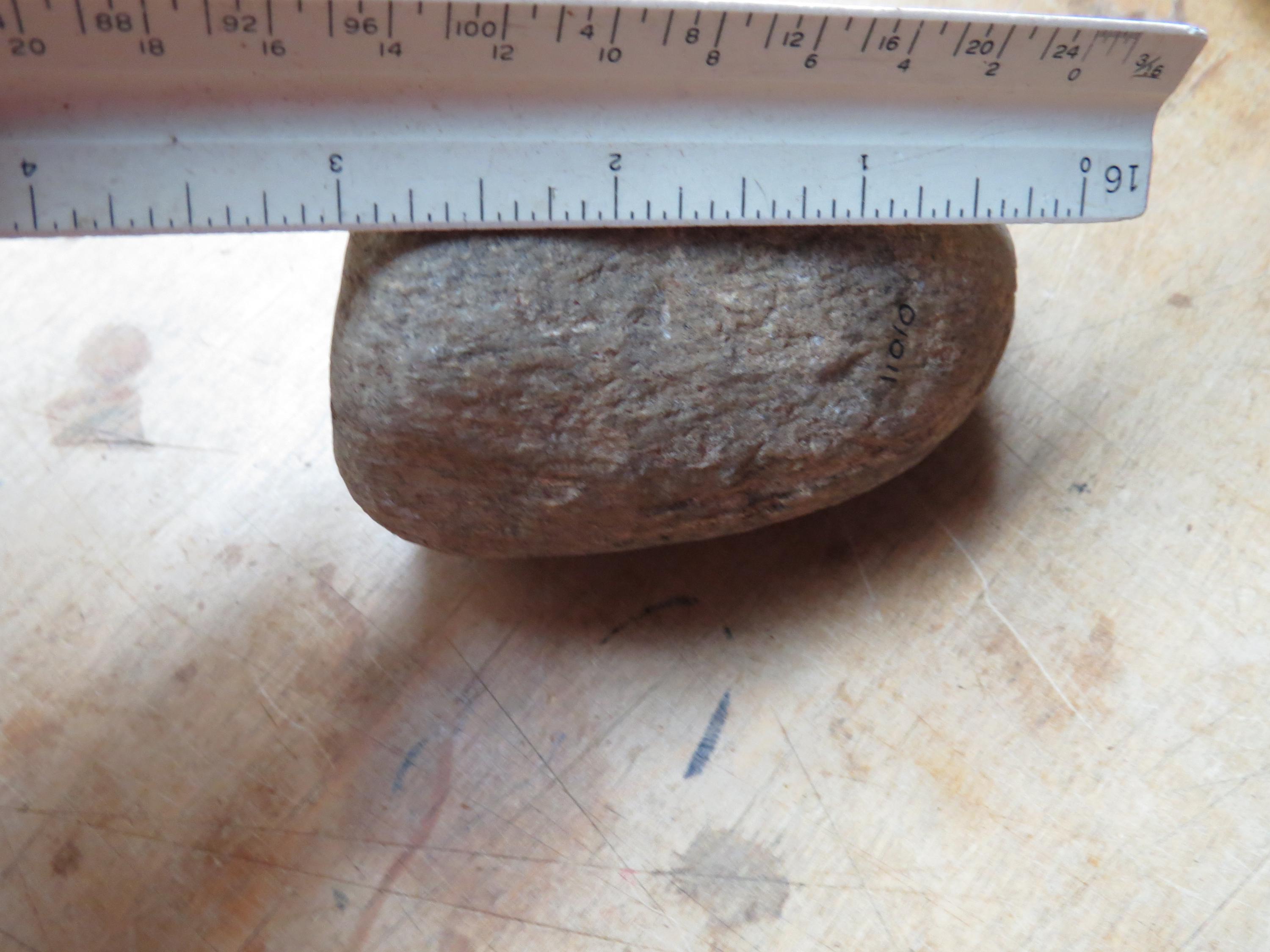 Plains Indians NATIVE AMERICAN INDIAN Carved Stone Artifact Grinding ...