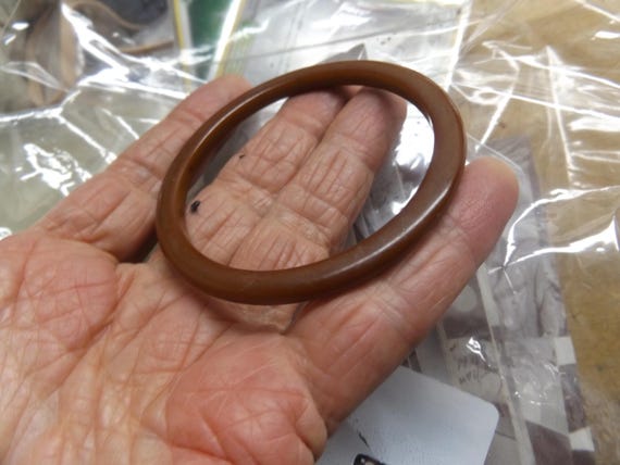 Vintage Bakelite Bangle LOT OF 7 MIX Colors nice lot - Gem