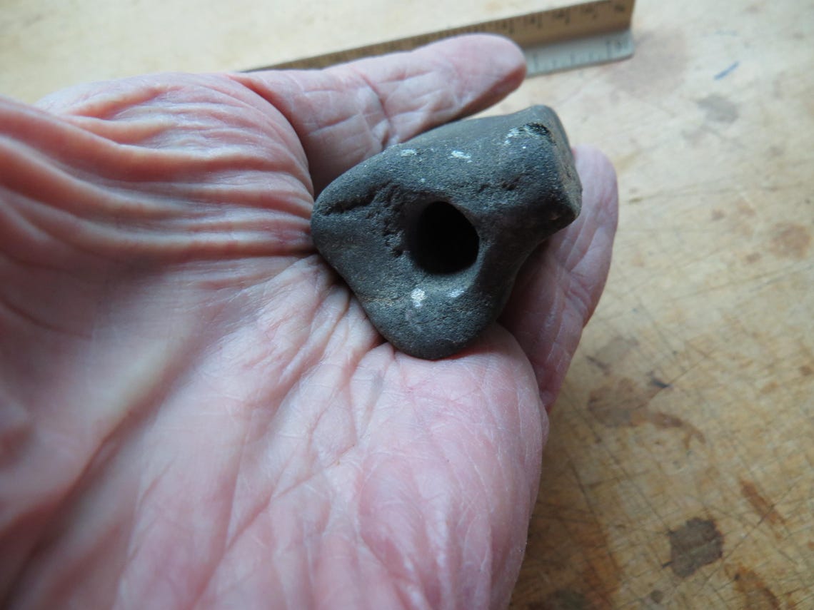 Plains Indians NATIVE AMERICAN INDIAN Stone Carved Indian Arrow Shaft ...