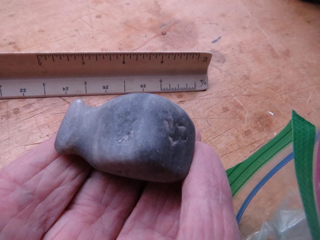 Plains Indians NATIVE AMERICAN INDIAN Stone Looks Like a Small Fish Net ...