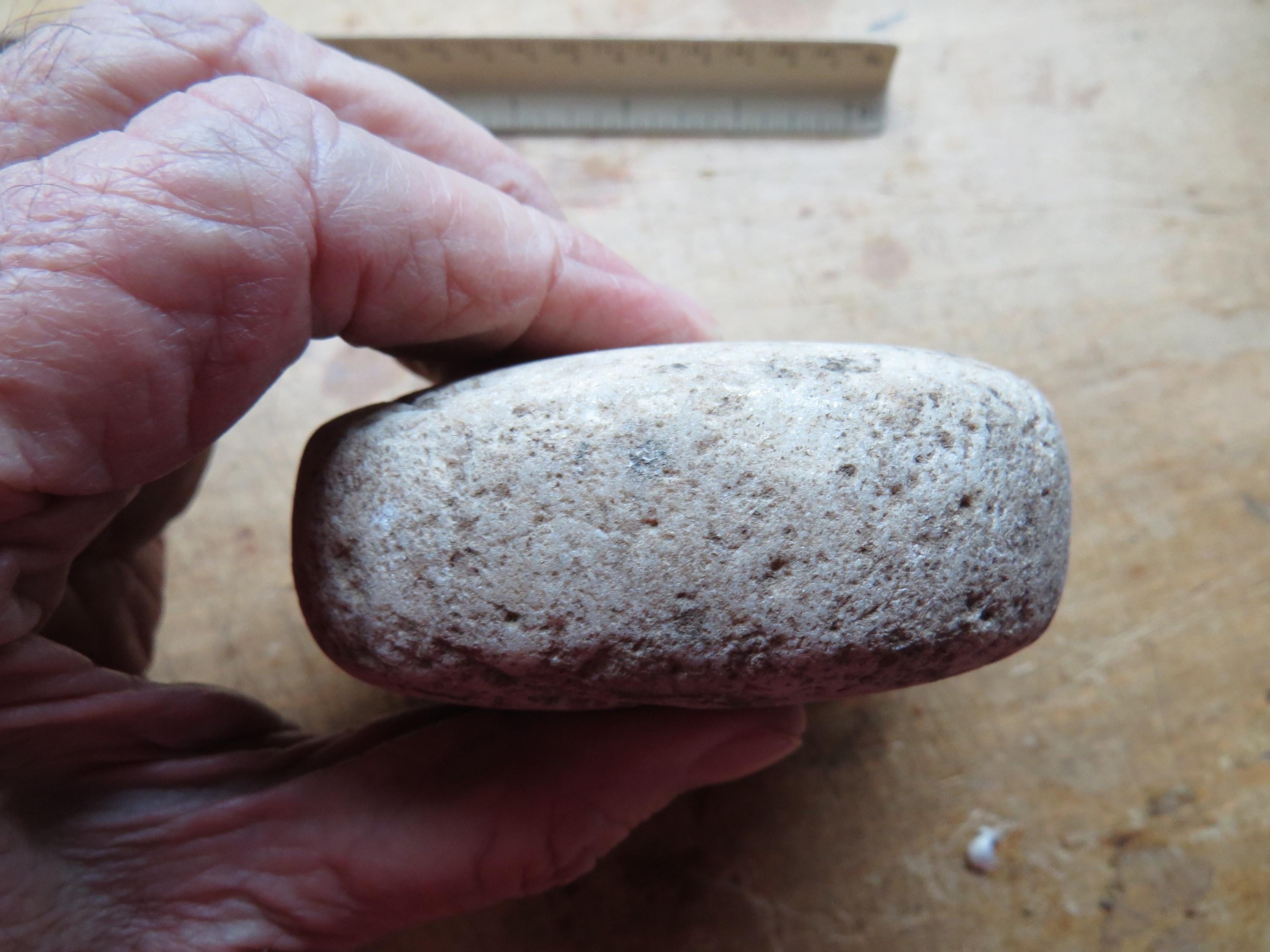 Plains Indians NATIVE AMERICAN INDIAN Carved Stone Artifact Grinding ...