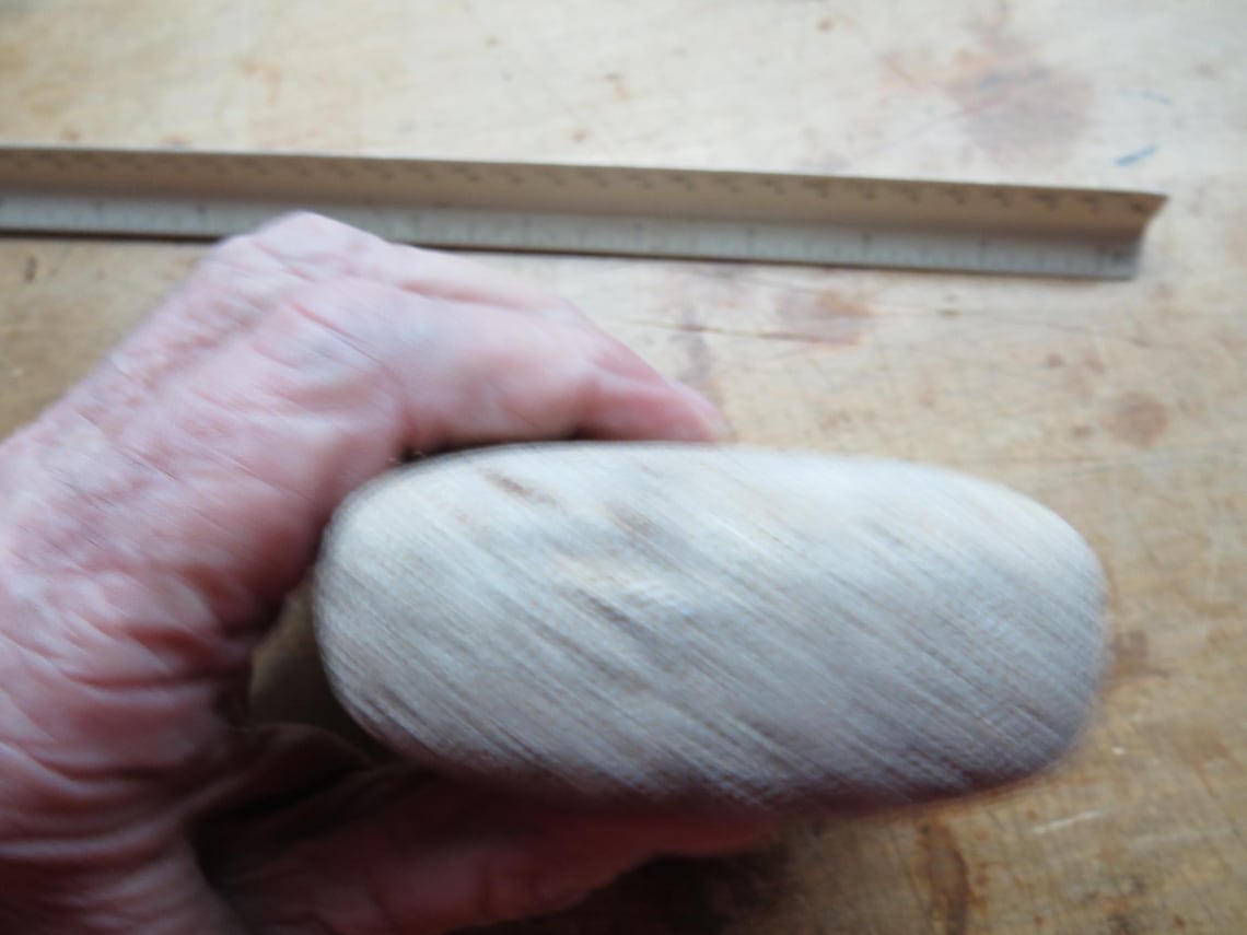 Plains Indians NATIVE AMERICAN INDIAN Carved Stone Artifact Grinding ...