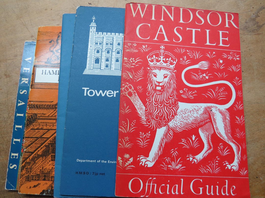 Vintage 1986 Windsor Castle Original Official Guide Book PLUS Other ...