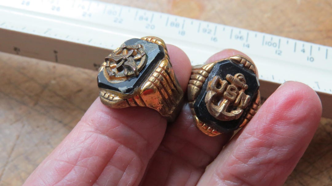 Gumball Toy US Army Air Force and US Navy Rings Lot of 2 OLD - Etsy
