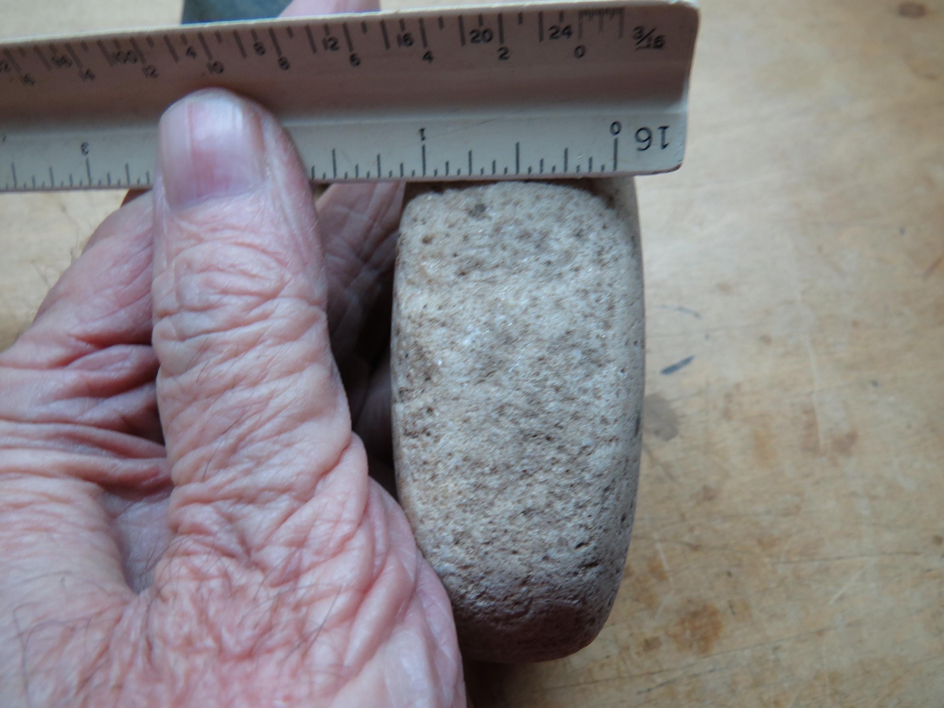 Plains Indians NATIVE AMERICAN INDIAN Carved Stone Artifact Grinding ...