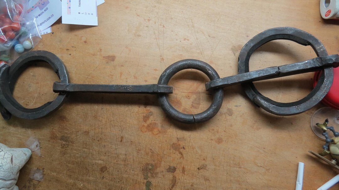 Passion of the Christ MOVIE Rare IRON Hand Forged Leg Irons Shackles ...