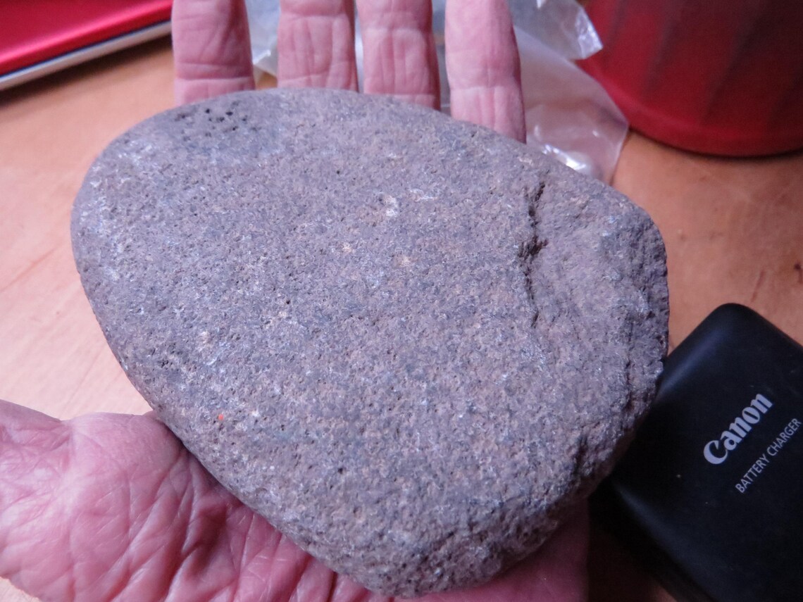 Plains Indians NATIVE AMERICAN INDIAN Carved Stone Artifact Grinding ...
