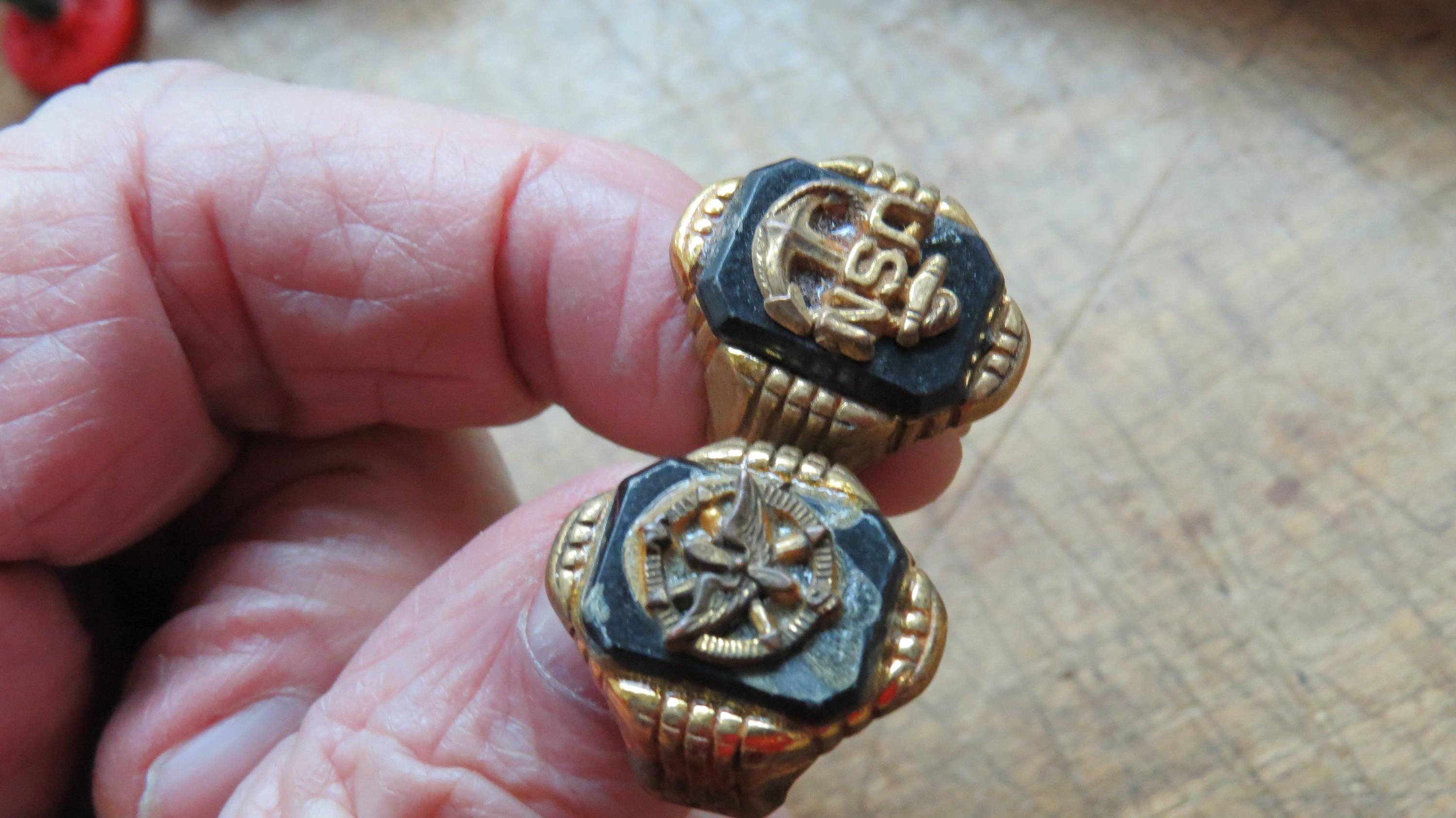 Gumball Toy US Army Air Force and US Navy Rings Lot of 2 OLD - Etsy