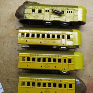 HAFNER Train M-10000 Union Pacific Overland Flyer Set , VERY NICE 1932 ...