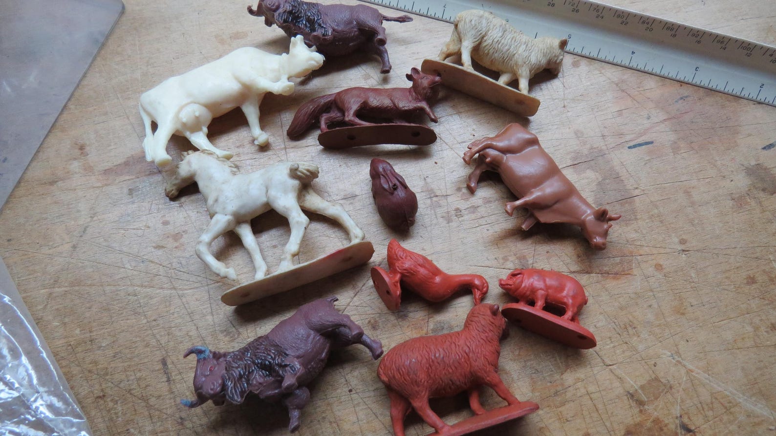 11- Vintage Toys FARM Animals NICE LOT - Etsy