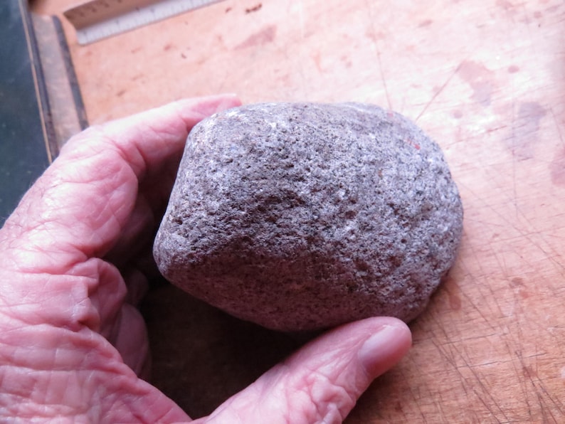 Plains Indians NATIVE AMERICAN INDIAN Carved Stone Artifact Grinding ...