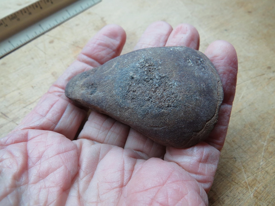 Plains Indians NATIVE AMERICAN INDIAN Small Celt Tool as Found Artifact ...