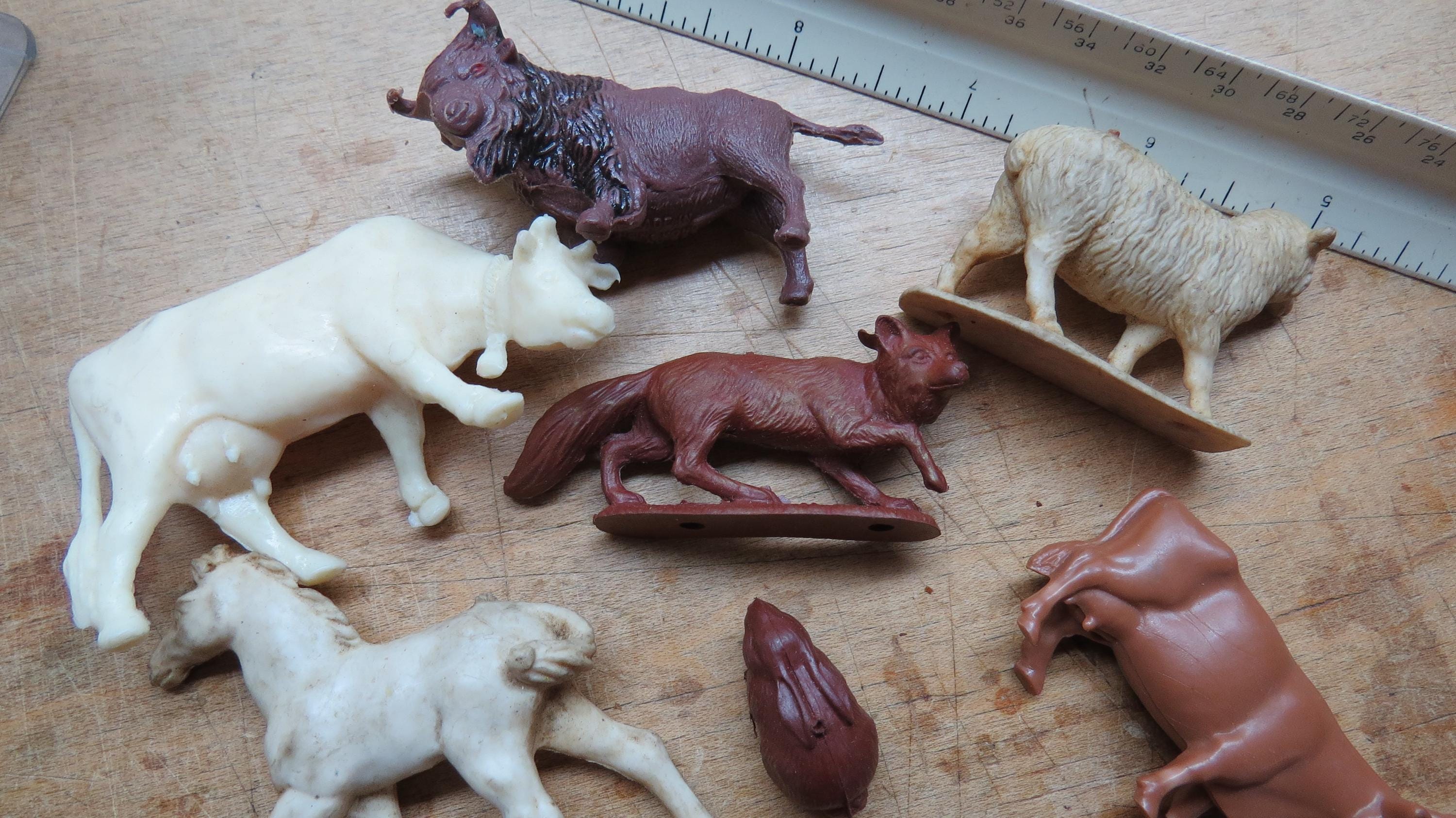 11- Vintage Toys FARM Animals NICE LOT - Etsy