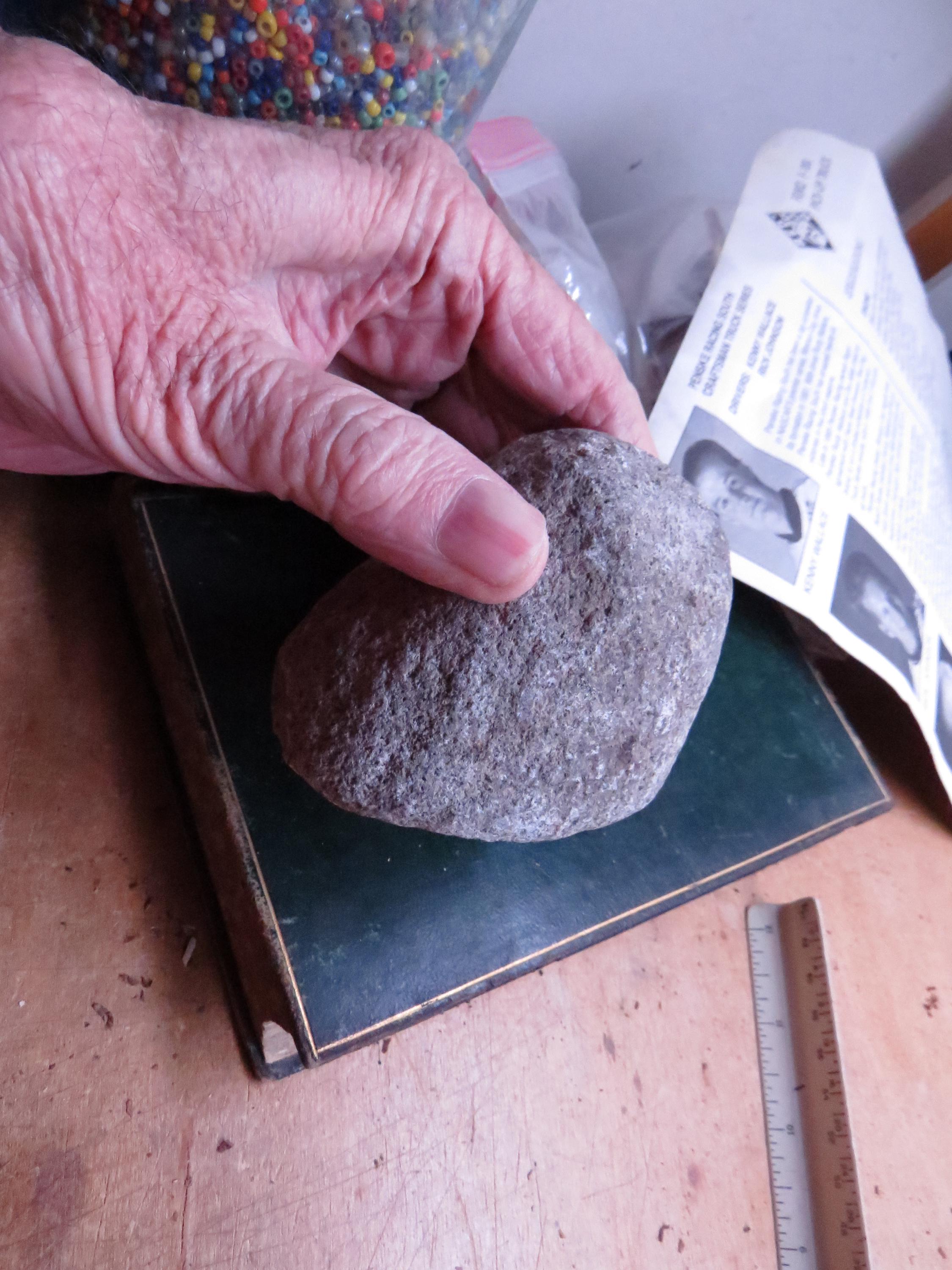 Plains Indians NATIVE AMERICAN INDIAN Carved Stone Artifact Grinding ...