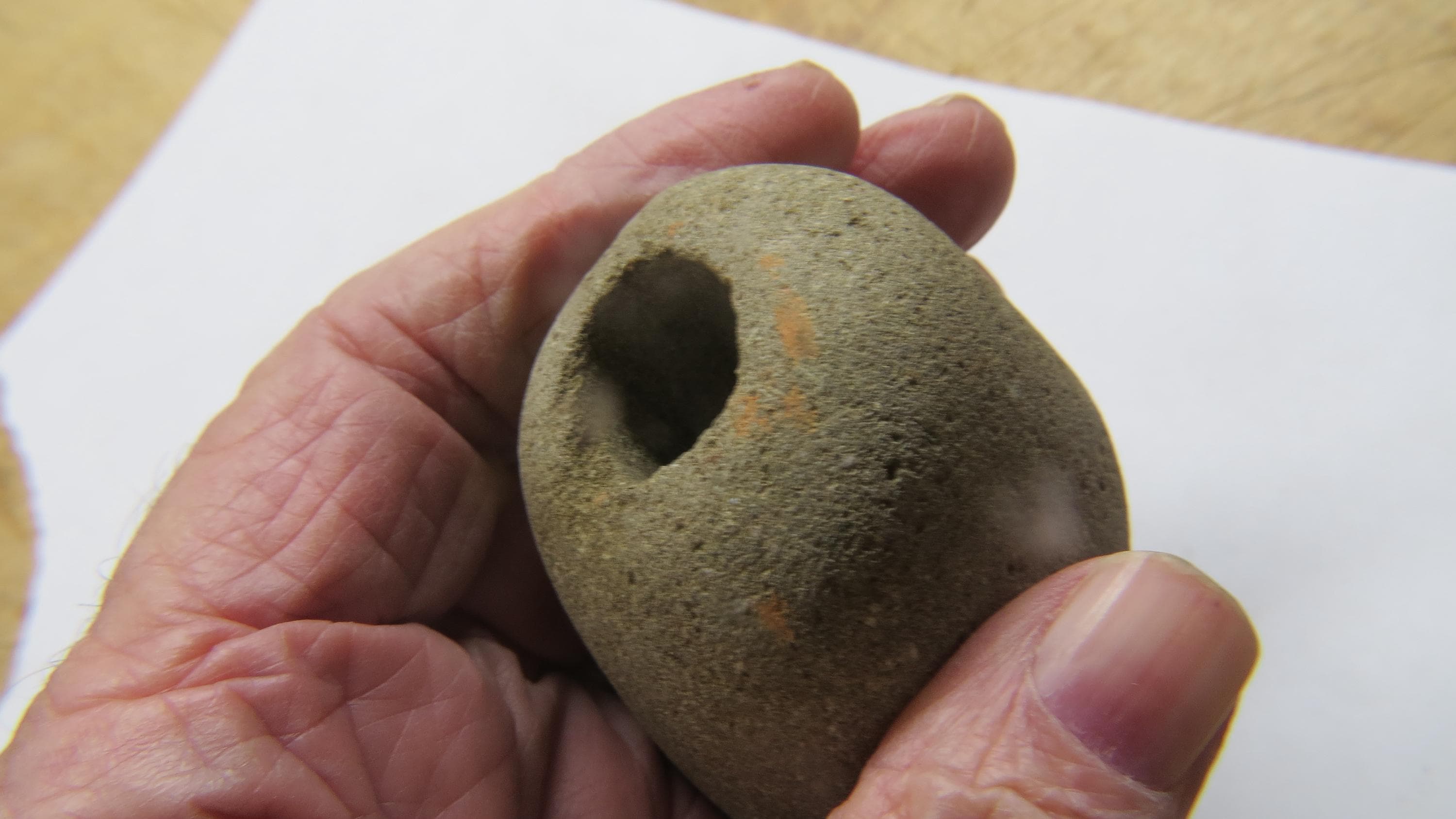 Plains Indians NATIVE AMERICAN INDIAN Carved Stone Artifact Looks Like ...
