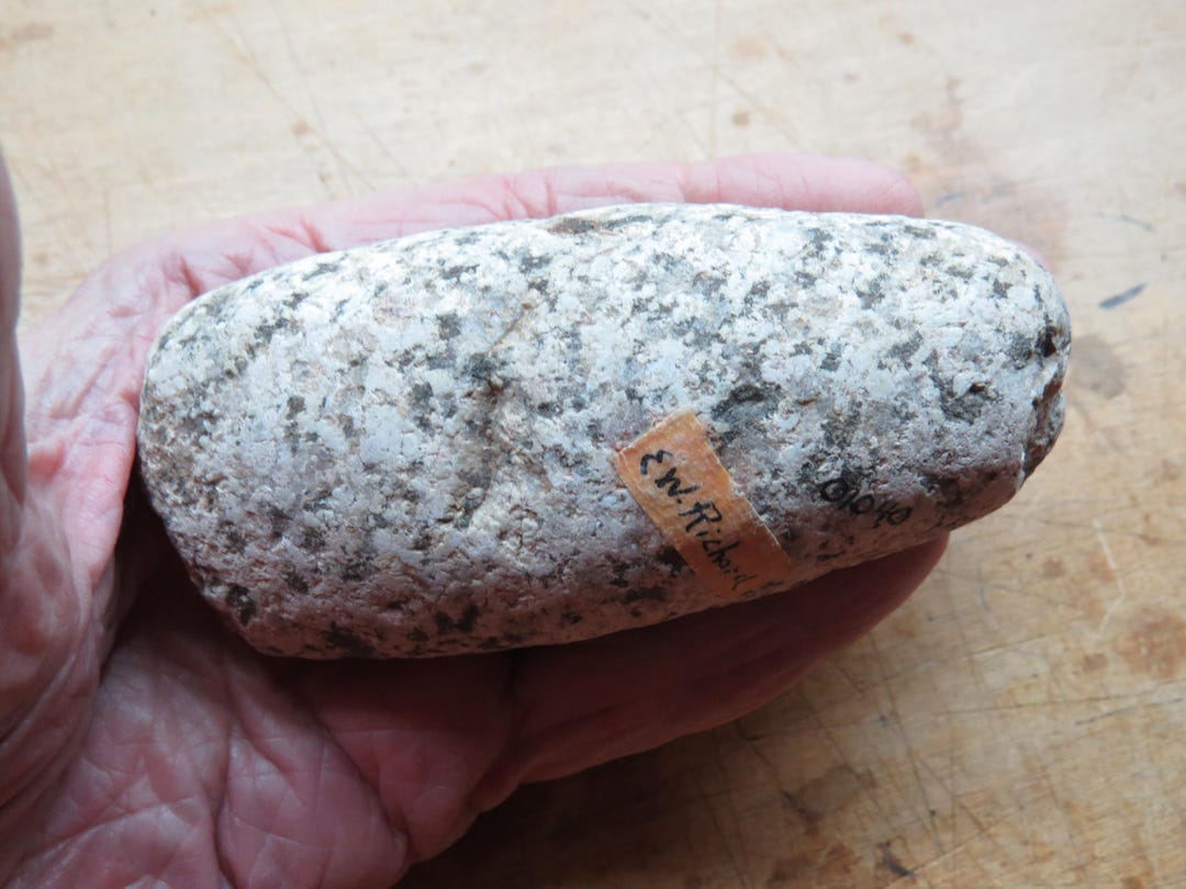 Plains Indians NATIVE AMERICAN INDIAN Stone Celt or Tool as Found ...