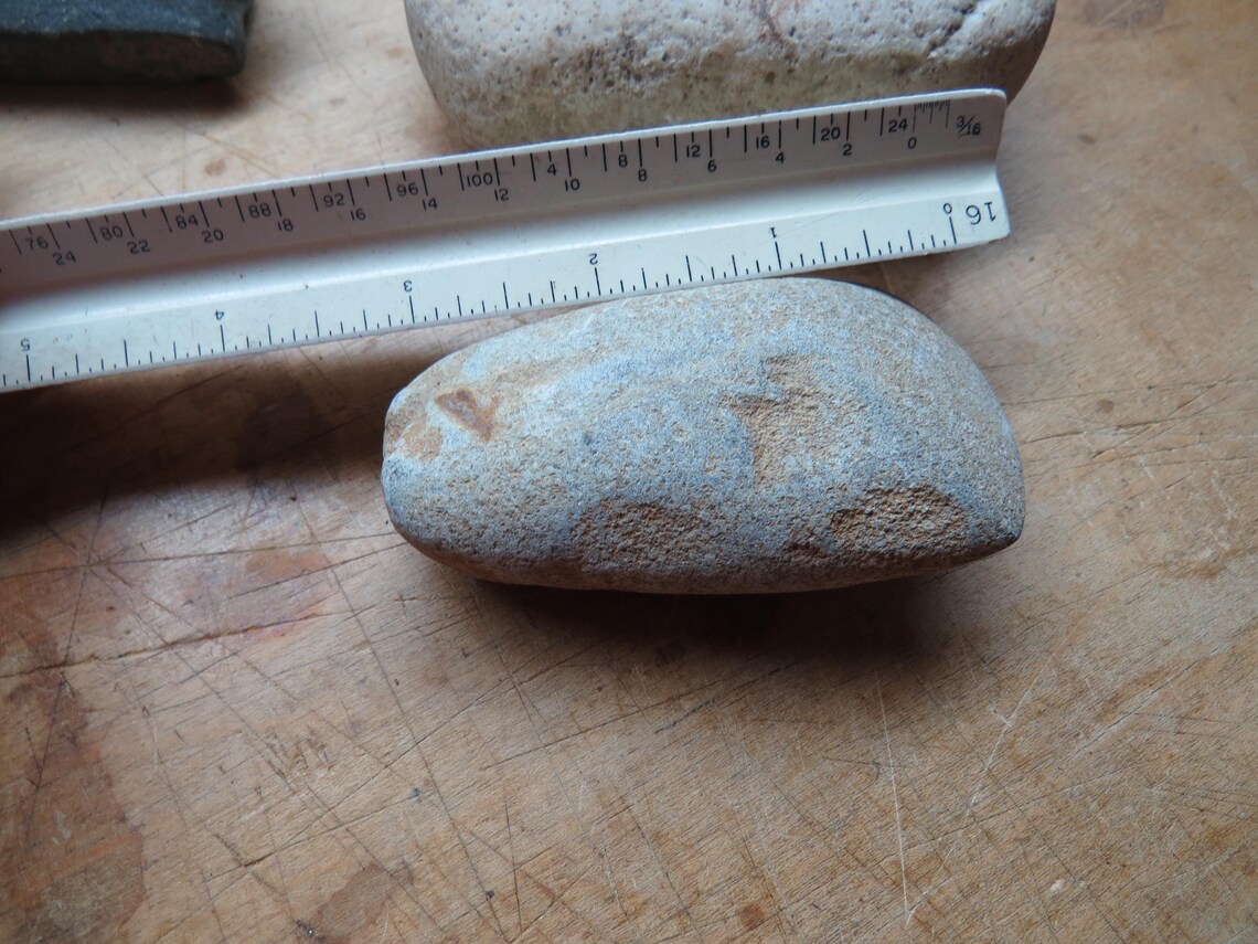 Plains Indians NATIVE AMERICAN INDIAN Small Stone Celt Tool as Found ...