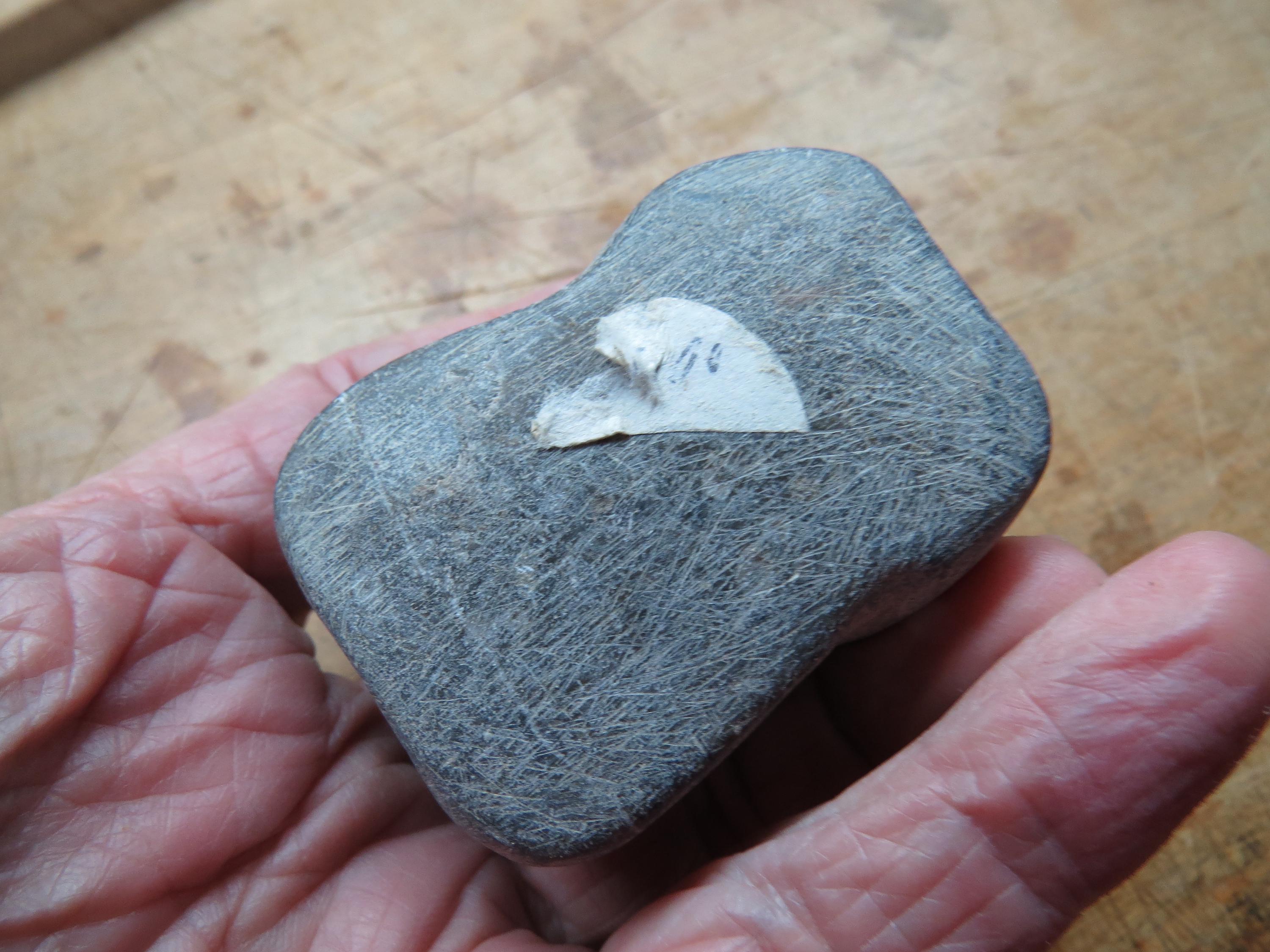 Rare NATIVE AMERICAN INDIAN Stone Carved Artifact Might Be a Net Weight ...