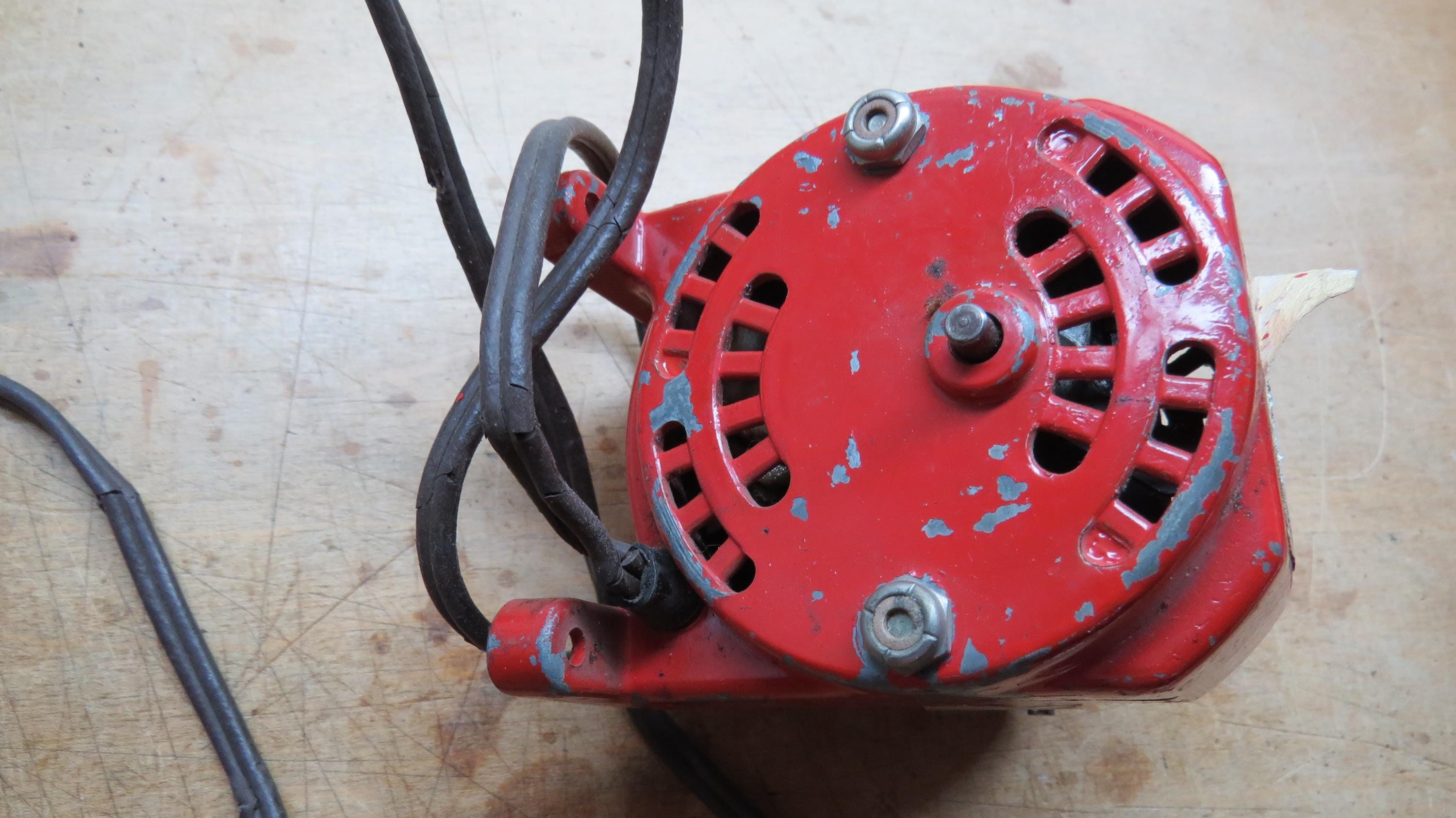 WASP Air Cooled Motor 115V B136 Vintage Rare 1947 Model Train Erector ...