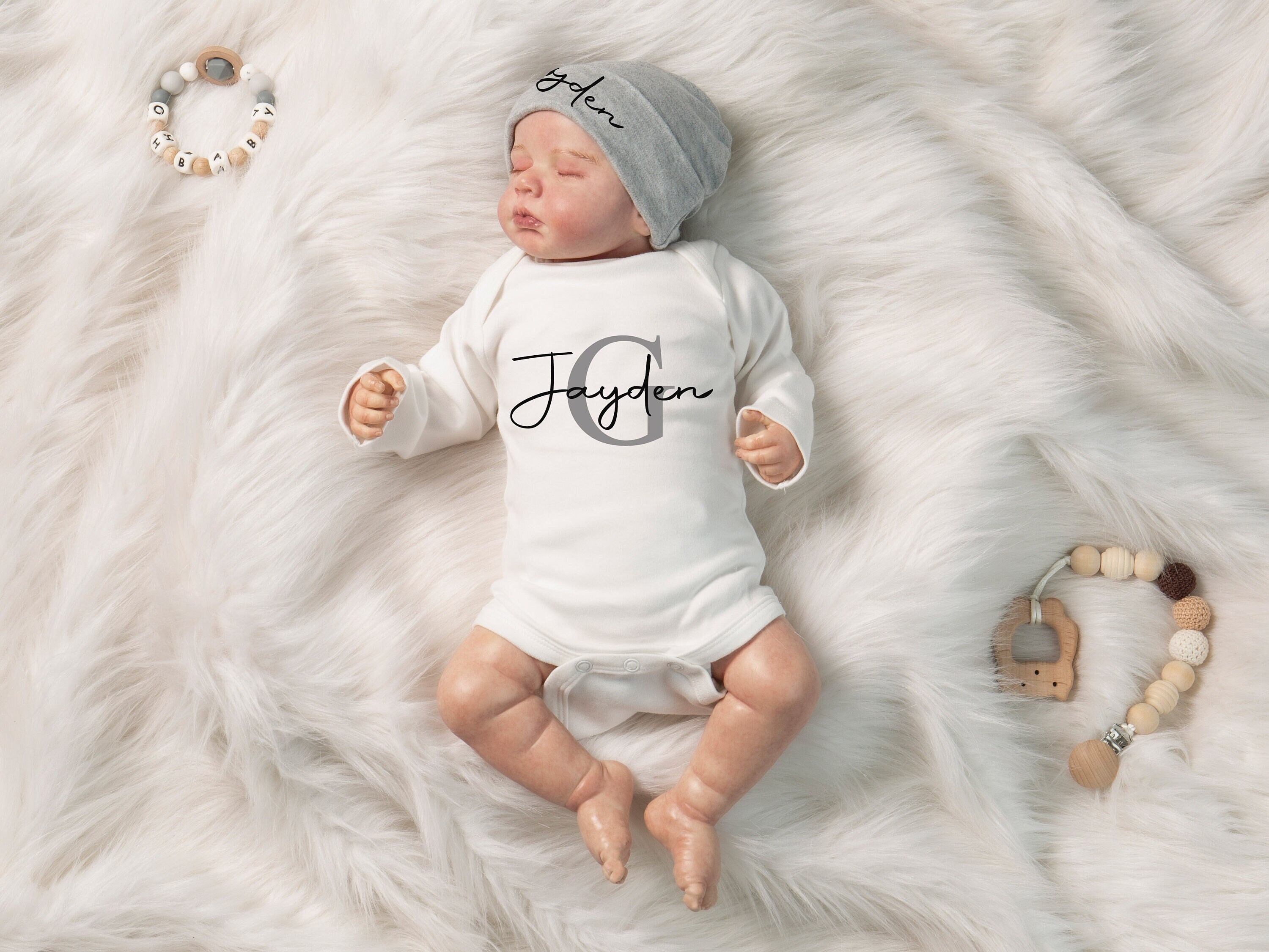 Newborn Boy Coming Home Outfit Personalizedbaby Onesiecustom - Etsy