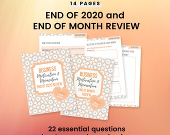 End of Month Review - Etsy