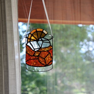 Commercial License Stained Glass Pattern: Summer Drink or Cocktail Pdf ...