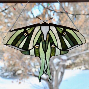 Stained Glass Pattern Hobby License: Luna Moth Pdf - Etsy