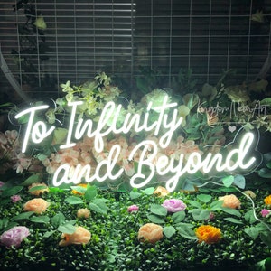 To Infinity and Beyond Neon Sign Custom Neon Sign Bedroom Led Light ...