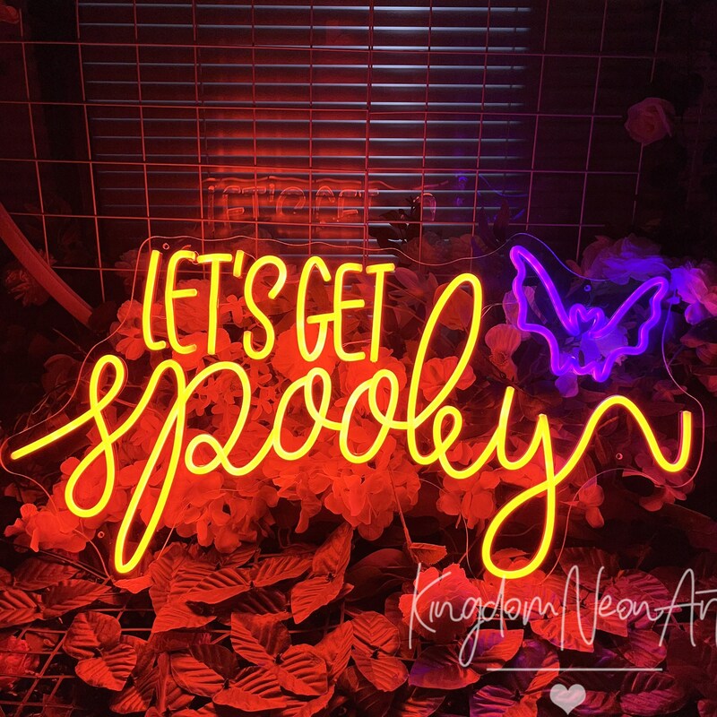 Halloween Lighted Sign - Etsy