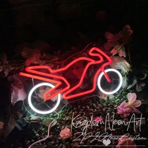 Motorcycle Neon Sign Sportbike Custom Neon Sign Sportbikeer Garage ...