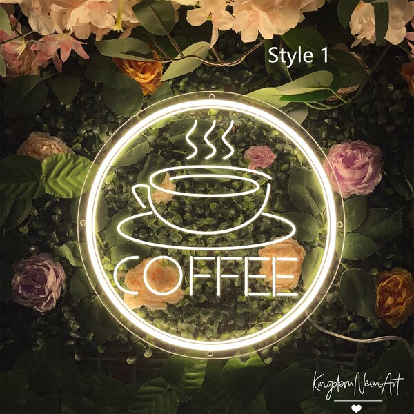 Light up Coffee Sign - Etsy