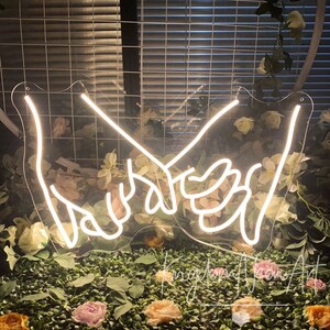 Pinkie Promise Neon Sign Custom Neon Sign for Bedroomled Neon Light ...