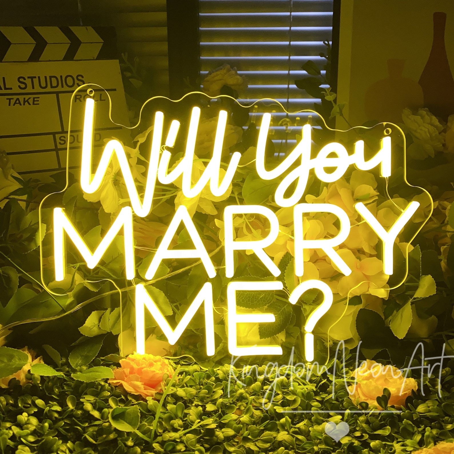 Will You Marry Me Neon Sign, Custom Engagement LED Decor - Etsy